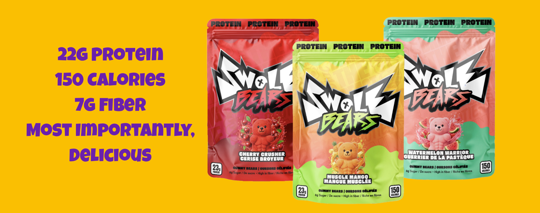Swole Bears | High-Protein Gummy Bears